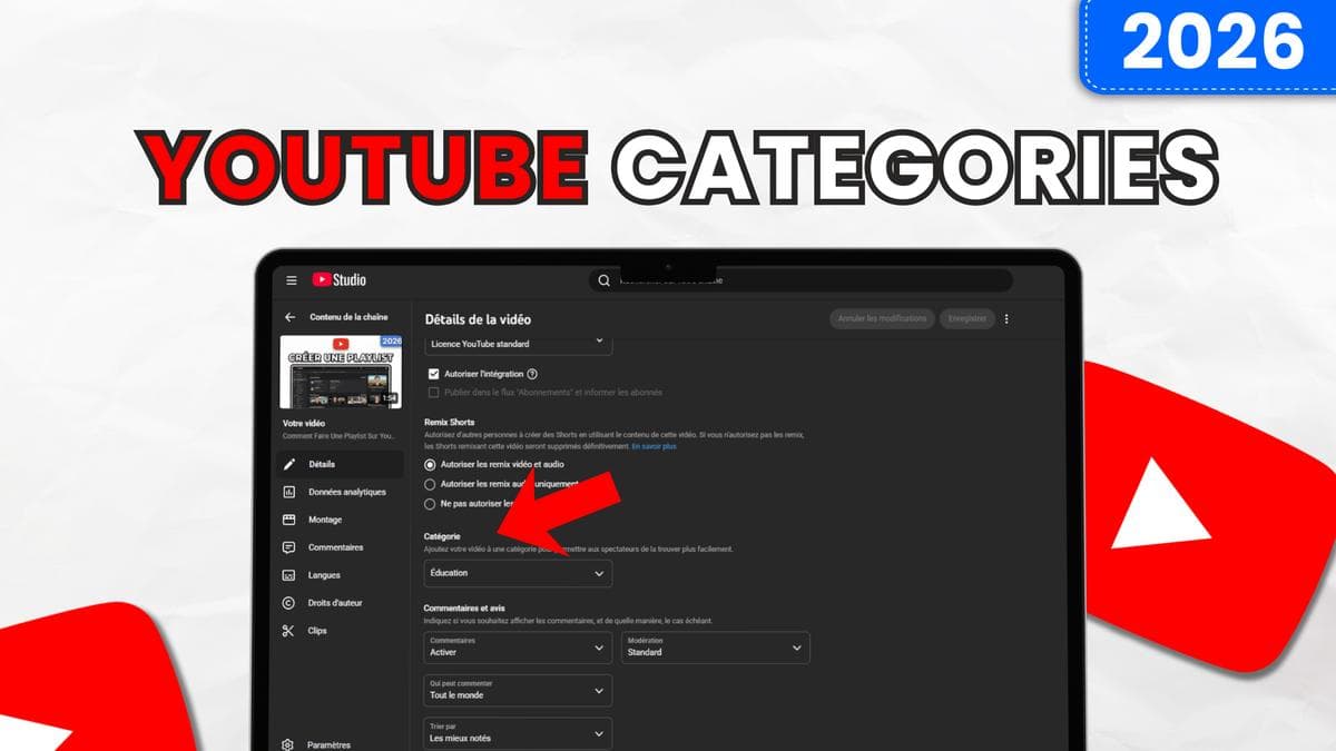 All YouTube categories in 2026: complete list + which one to choose for ...
